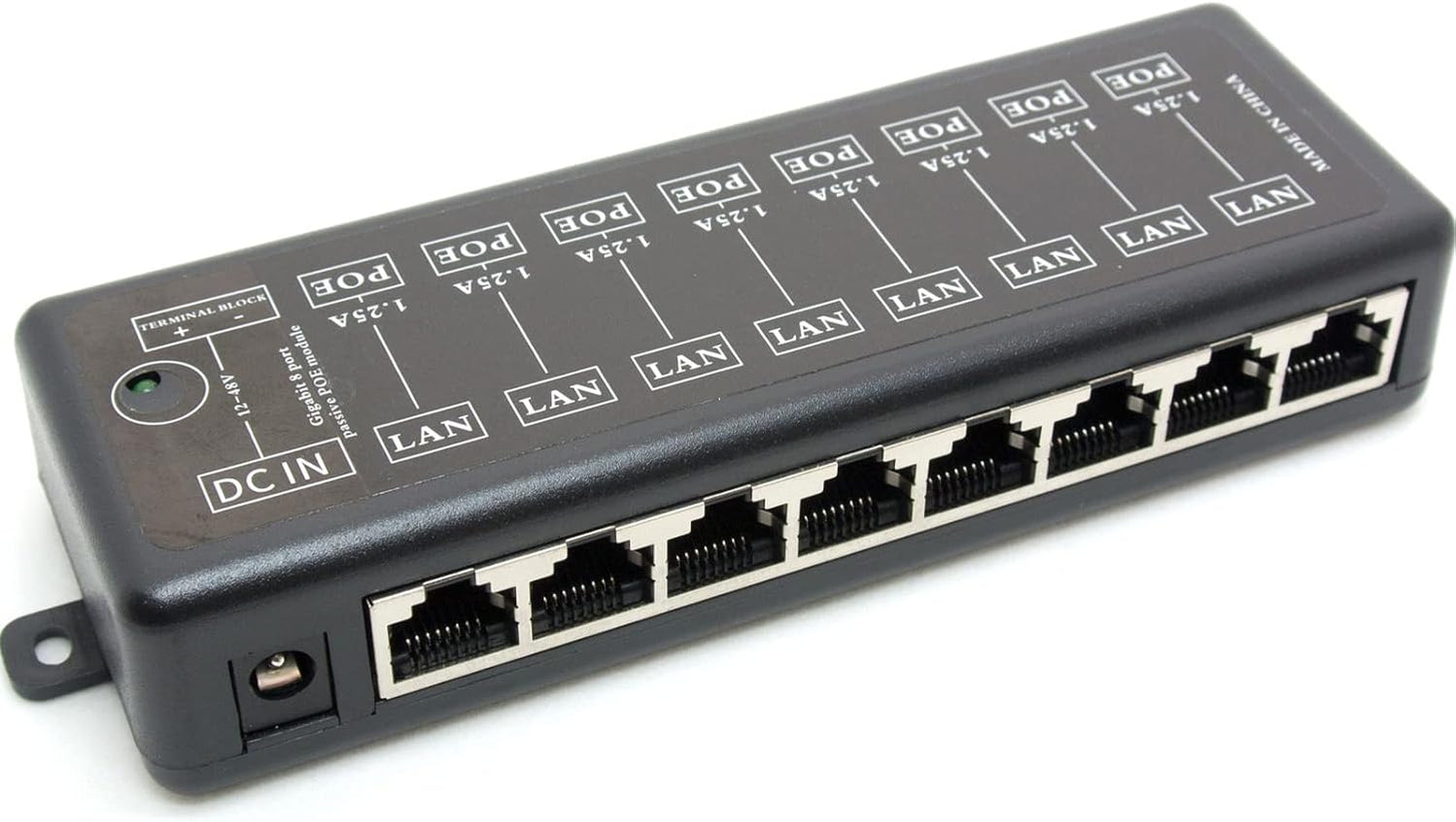 Adaptador Ethernet Midspan con inyector PoE pasivo — Quierox - Tienda ...
