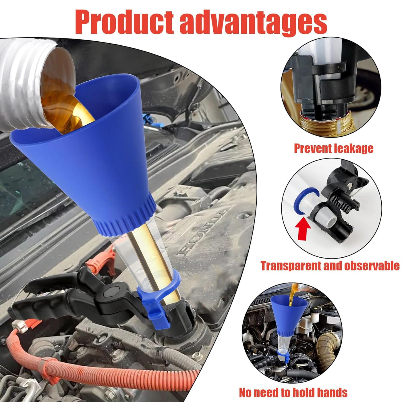 Embudo Universal para Aceite con Base — Quierox - Tienda Online