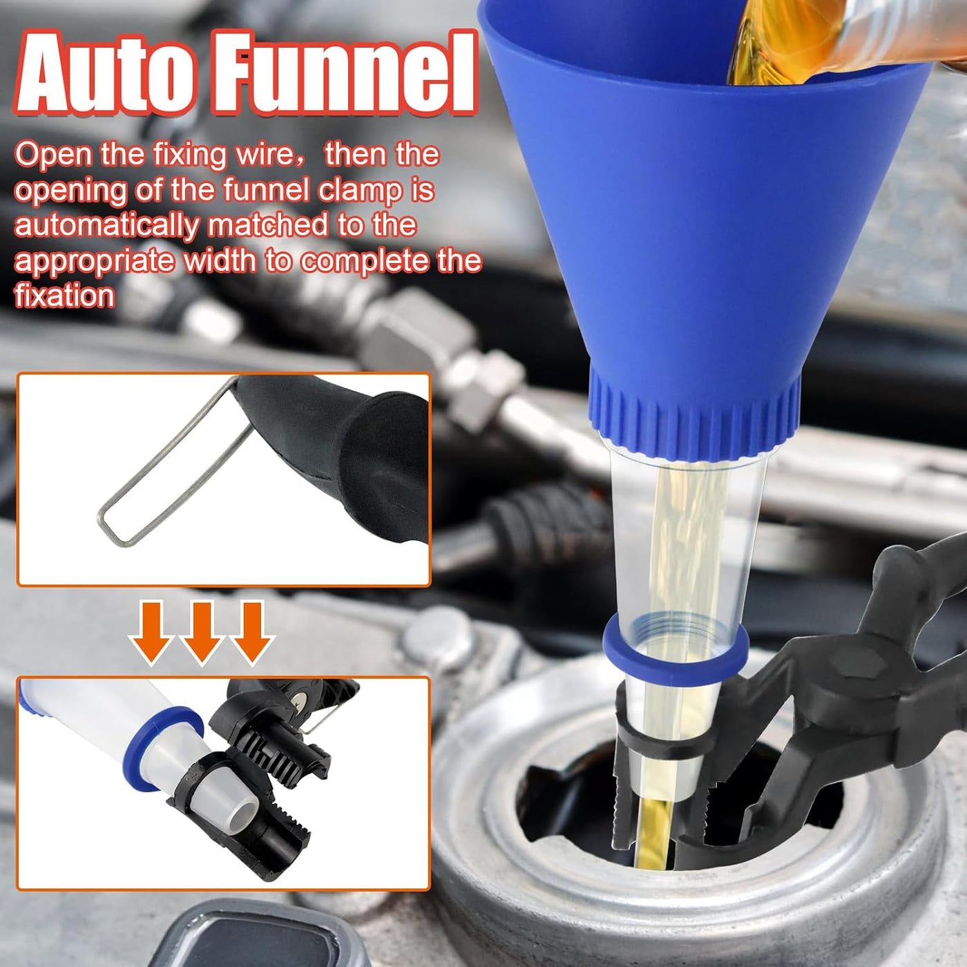 Embudo Universal para Aceite con Base — Quierox - Tienda Online