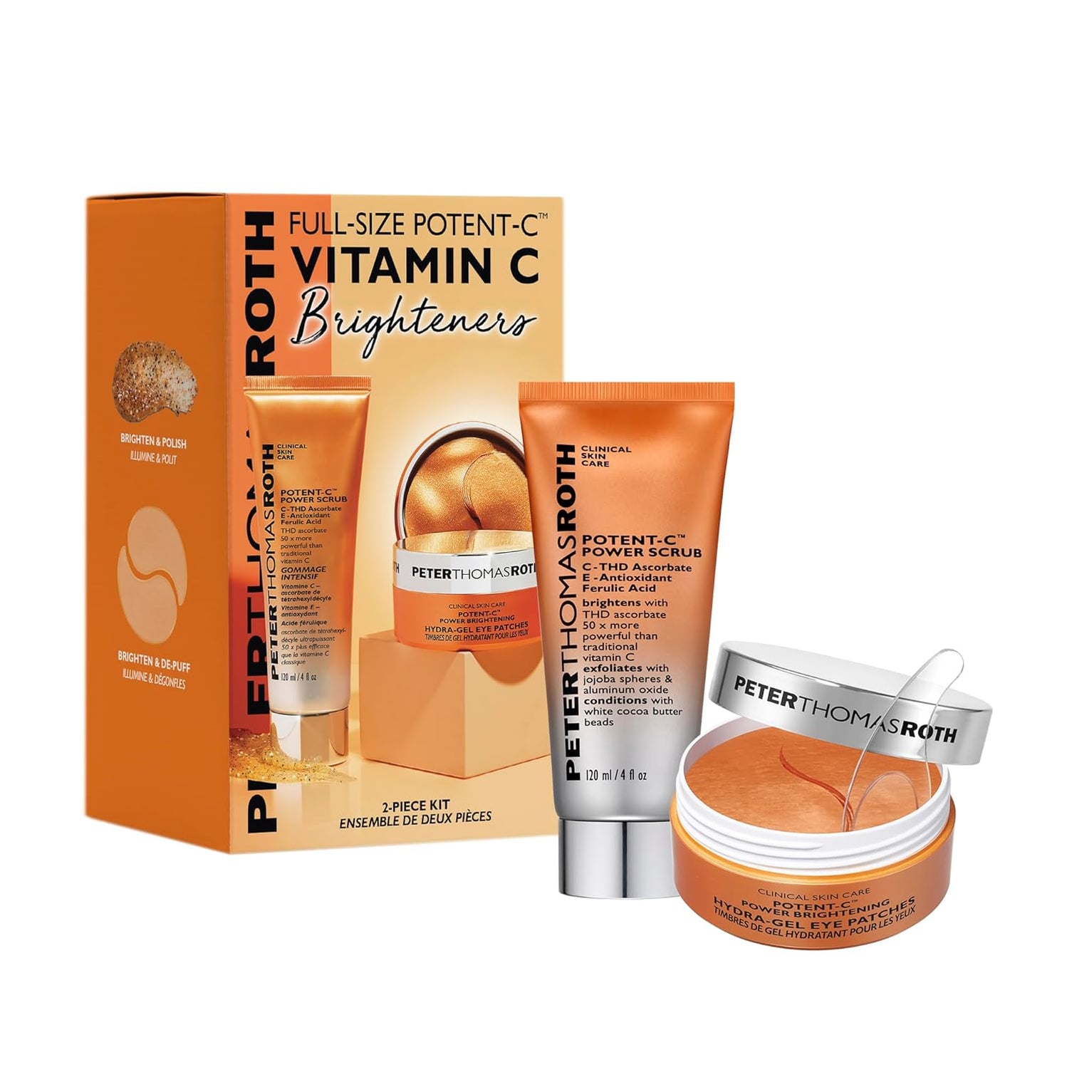 Peter Thomas Roth - Kit de 2 abrillantadores de vitamina C Potent-C ...
