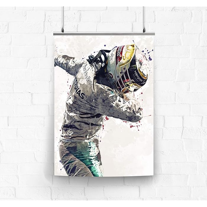 Póster de Lewis Hamilton Mercedes/lienzo impreso — Quierox - Tienda Online