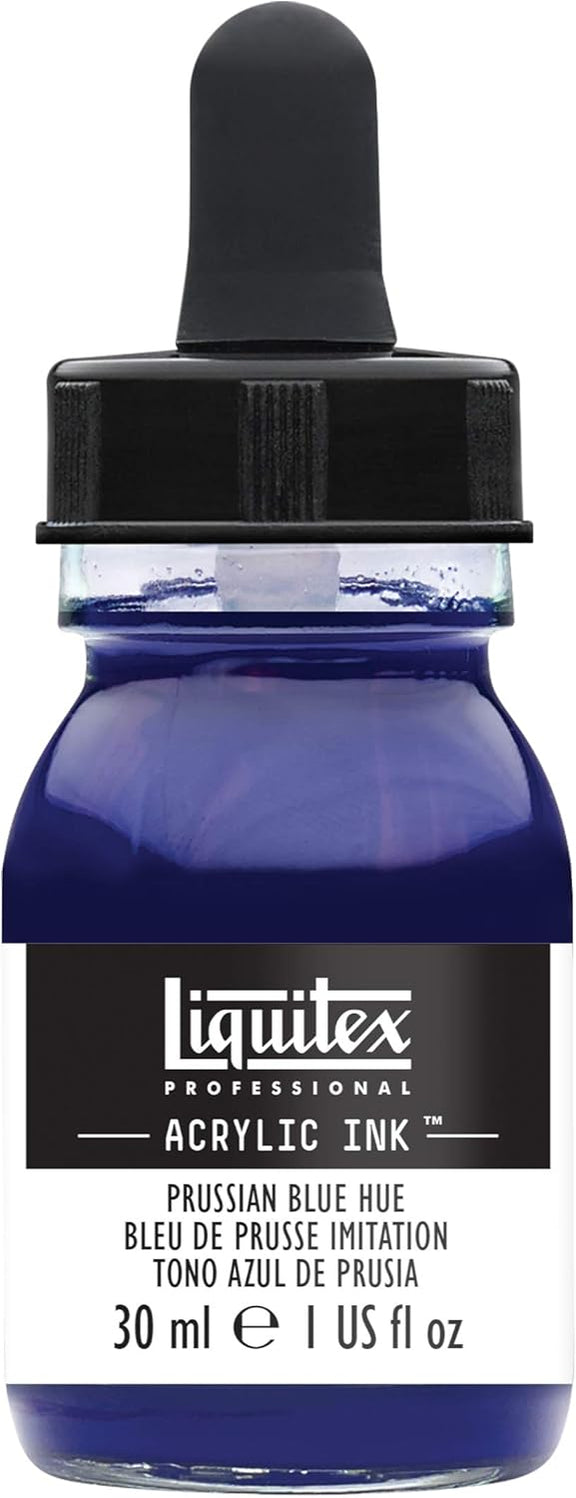 Tinta acrílica profesional Liquitex, frasco de 30 ml (1 oz), tono azul ...