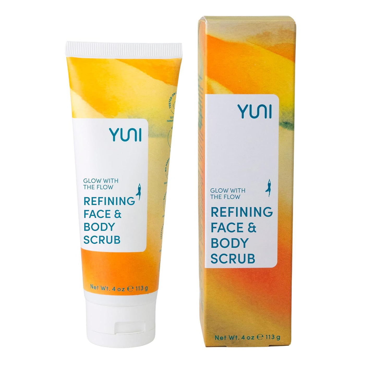 YUNI Beauty Exfoliante facial y corporal que brilla con el flujo exfol ...