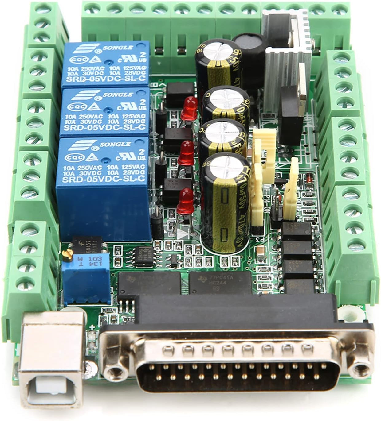 Adaptador de placa de ruptura de interfaz USB CNC MACH3 de 6 ejes para — Quierox - Tienda Online