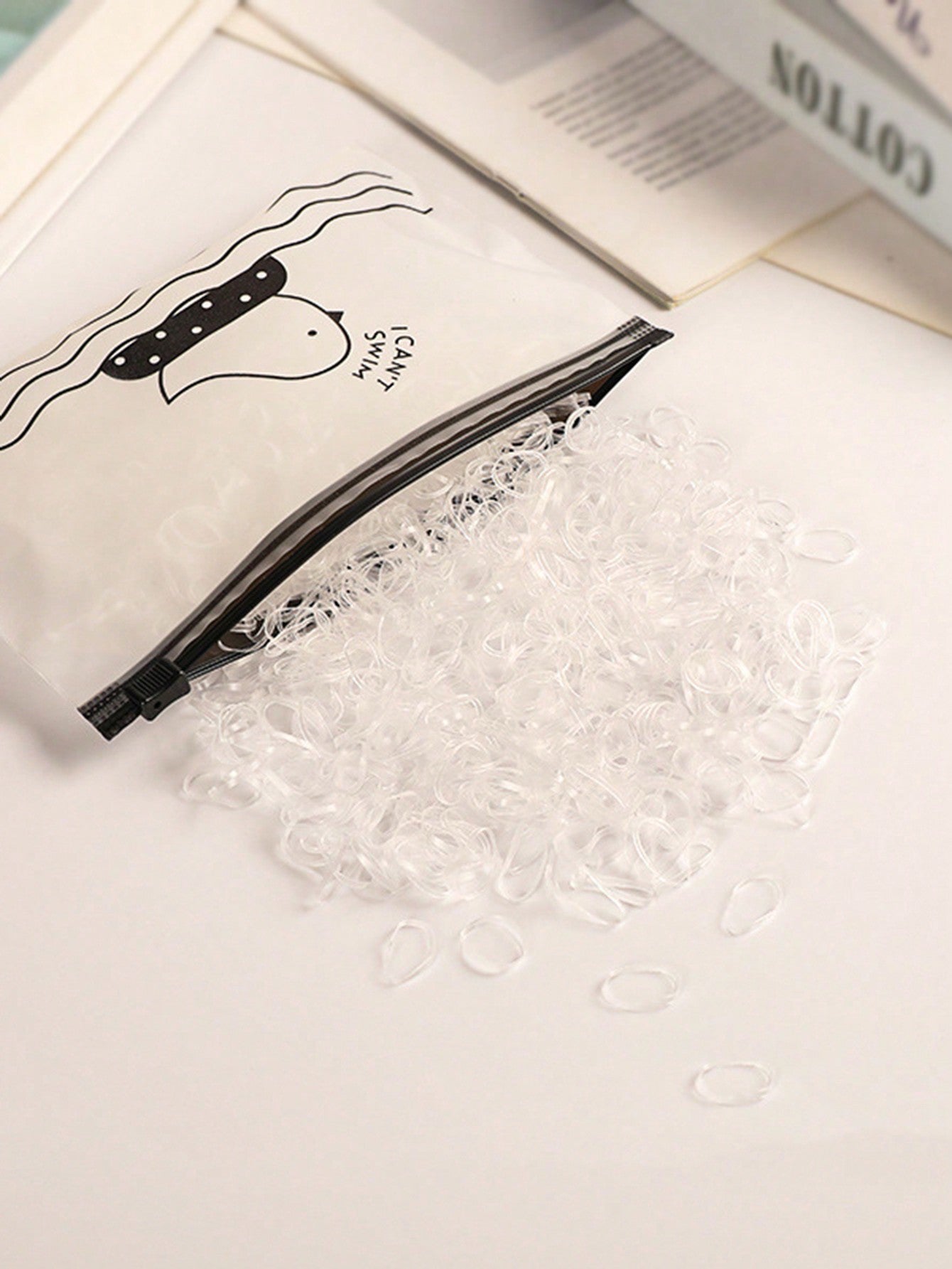 Shein Pack de 1000 Uds. Banda de goma para mujer, banda de goma desech ...